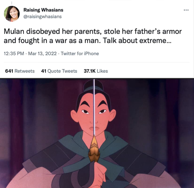 Fans Share Hilarious Observations About Disney's 'Mulan' That We Never ...