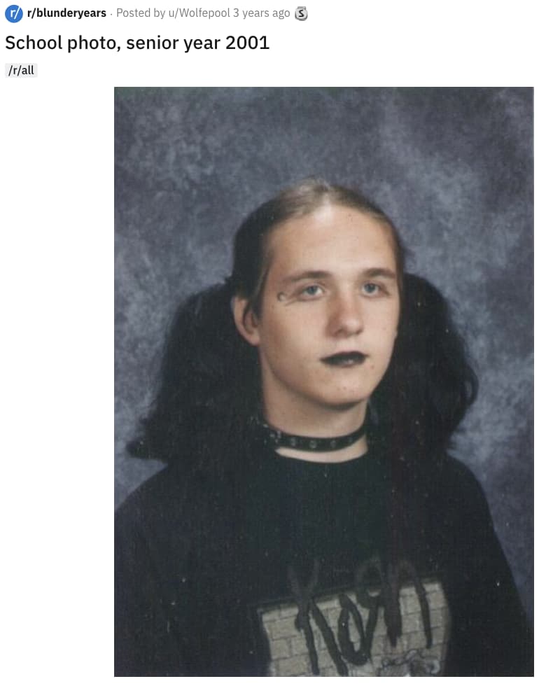 22 People Share Their Most Cringe Photos From 2001