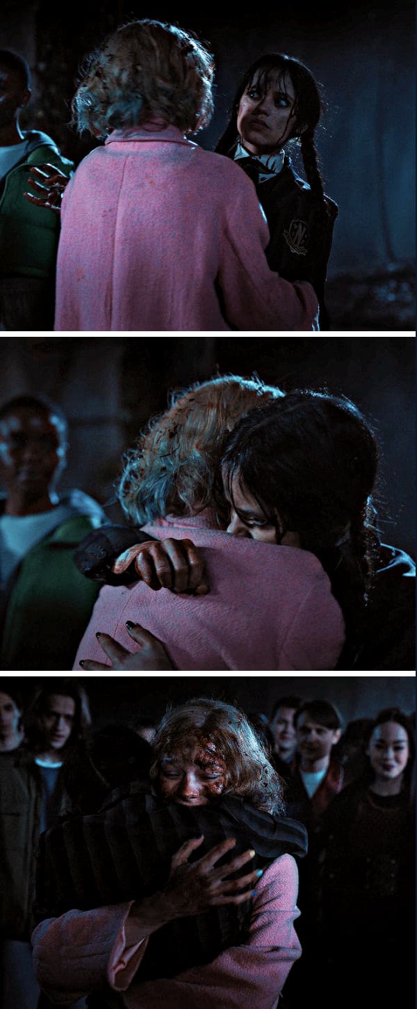 27 Wednesday And Enid Scenes That Emanate Black Cat And Golden ...