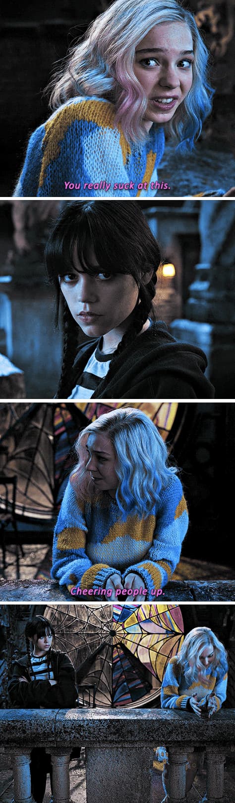 27 Wednesday And Enid Scenes That Emanate Black Cat And Golden ...