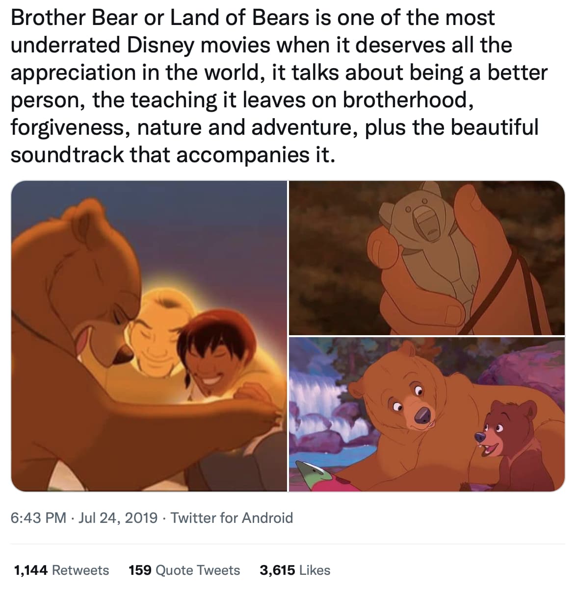 Brother Bear Famous Quotes