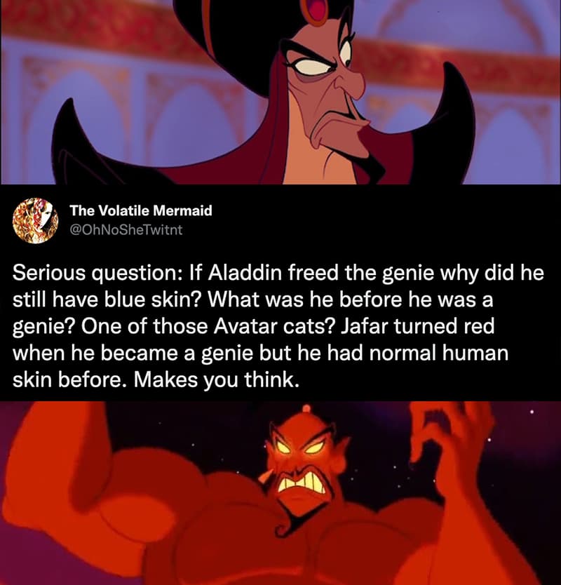 Chaotic Tweets About Disney's Animated 'Aladdin' That Are Almost As ...