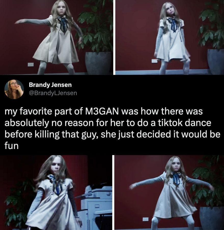 22 Memes That Prove 'M3GAN' Is The Moment