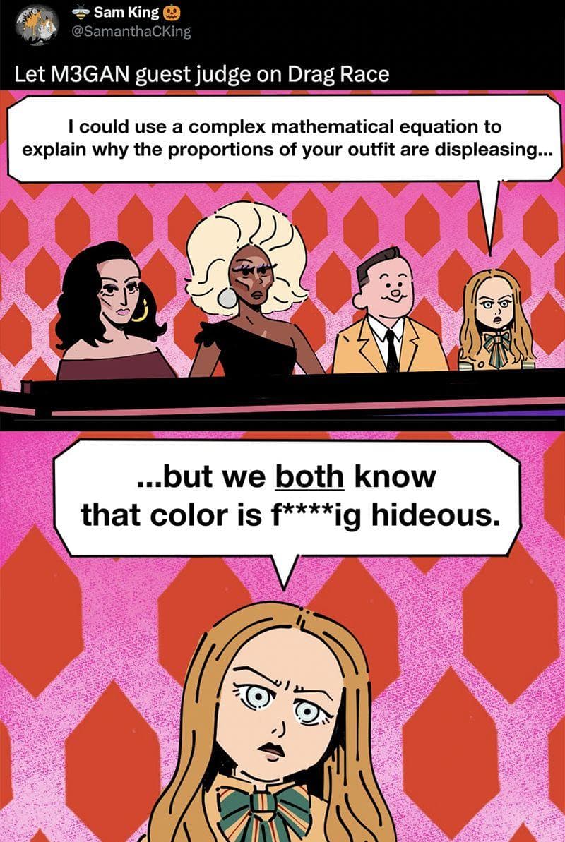 22 Memes That Prove 'M3GAN' Is The Moment