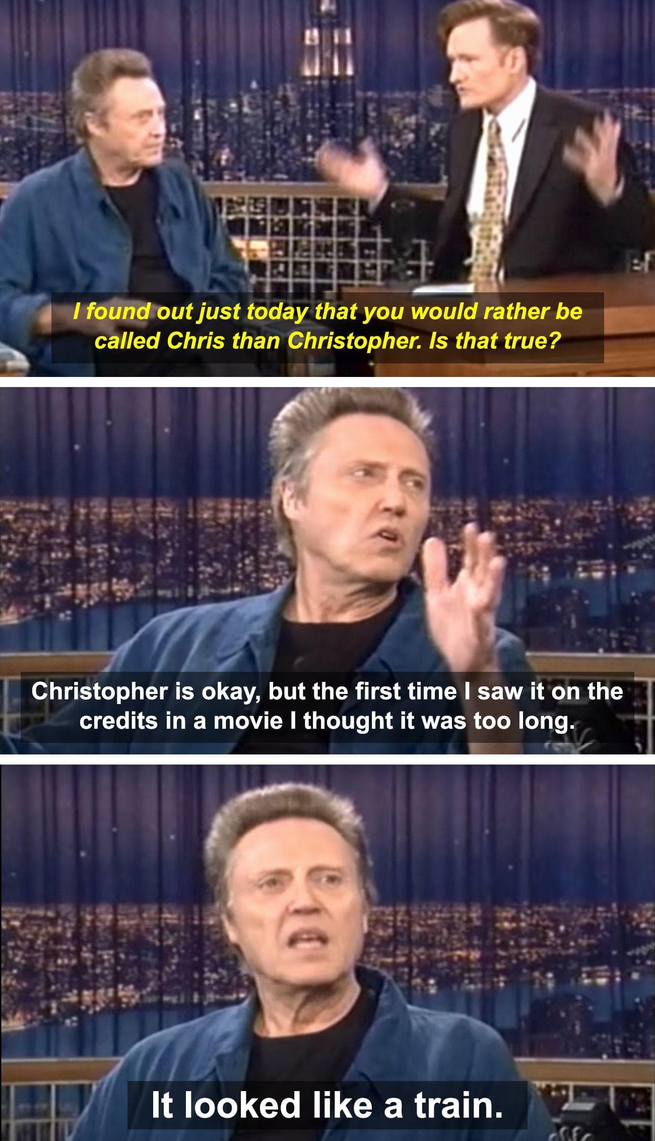 17 Hilarious Christopher Walken Interview Moments That Can Only Be Read ...