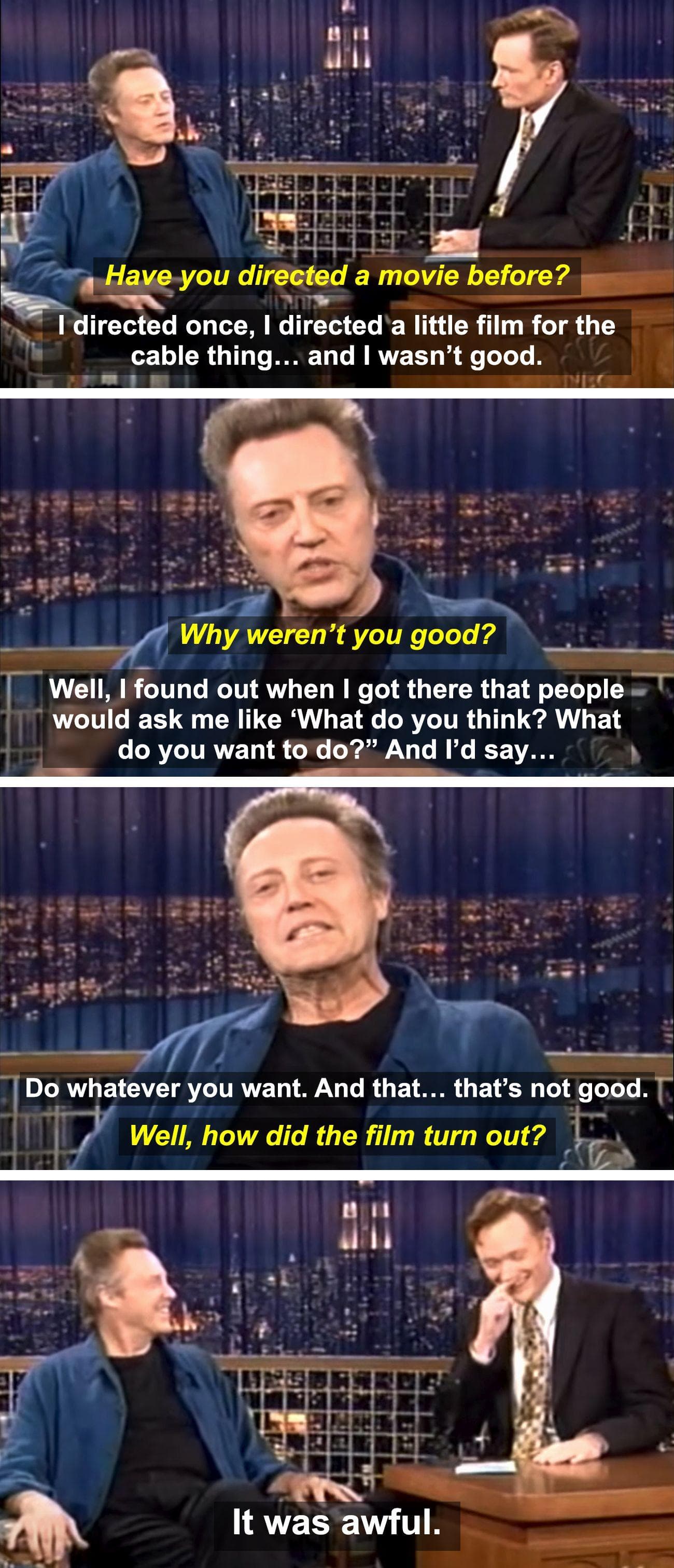17 Hilarious Christopher Walken Interview Moments That Can Only Be Read ...