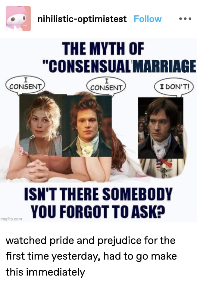 29 Hilarious And Historical ‘Pride & Prejudice’ Memes That Even Mr ...