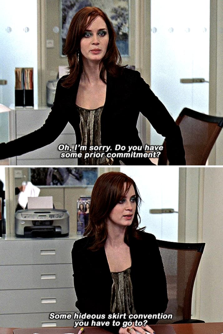 20 Moments In 'The Devil Wears Prada' That Prove The Movie Will Never ...