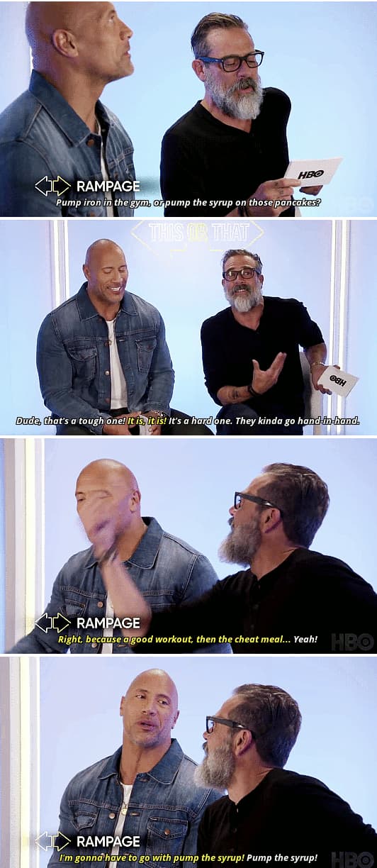 Dwayne Johnson Interview Moments That Totally Rock