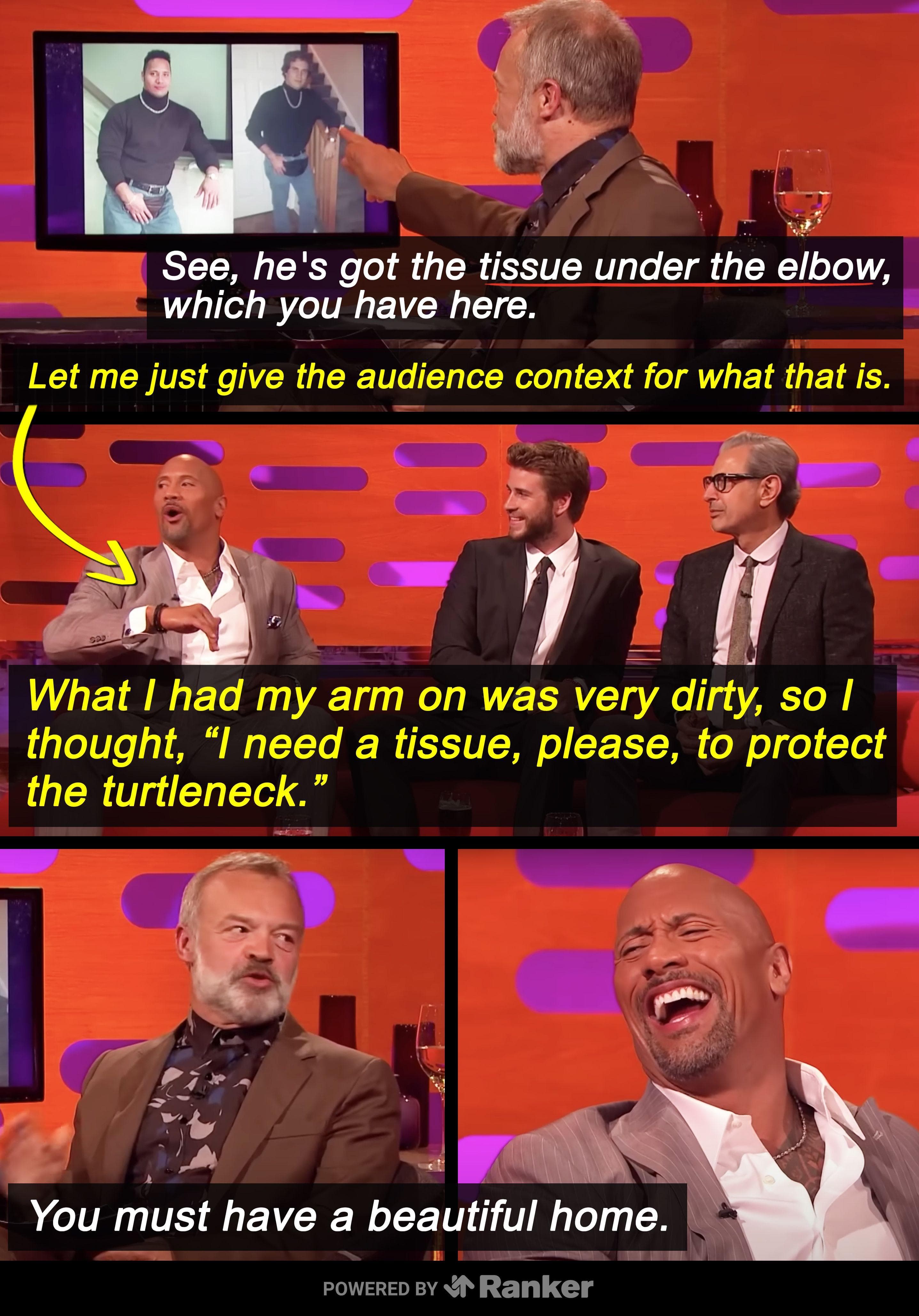 Dwayne Johnson Interview Moments That Totally Rock