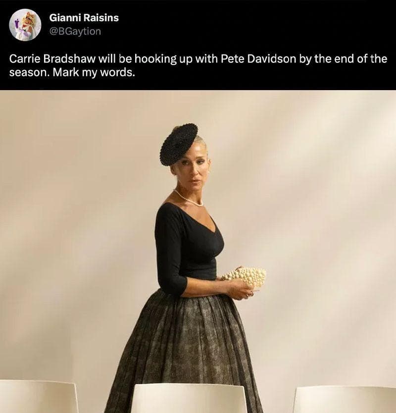 23 Hilarious Tweets About Carrie Bradshaw That Are As Chaotic As Her Life Choices