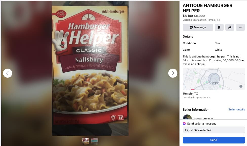 Facts About Hamburger Helper
