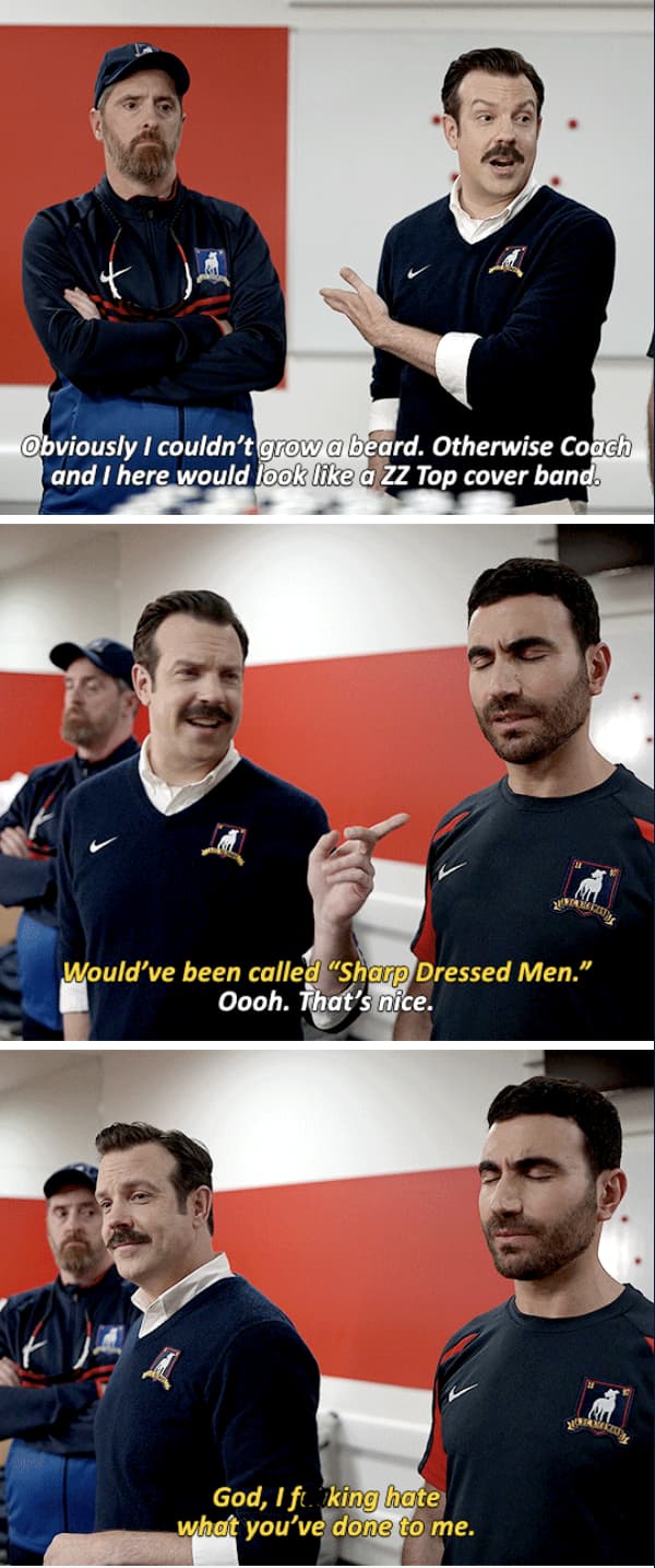 15 Moments From The Men Of 'Ted Lasso' That Deserve A Trophy