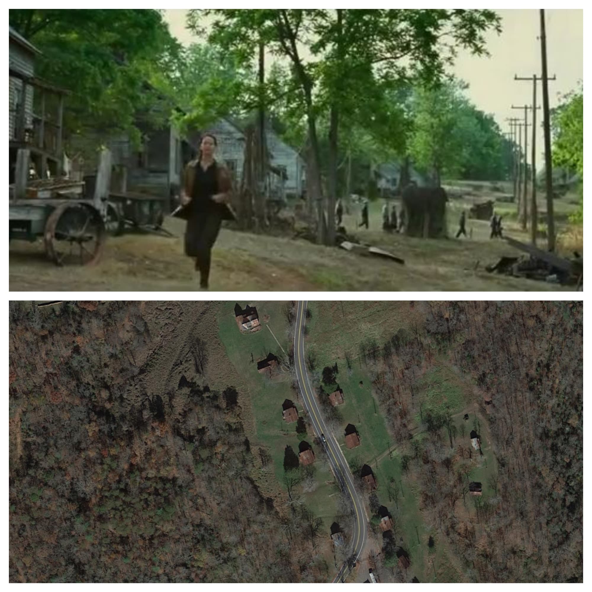 Old Movie Sets, As Seen From Space