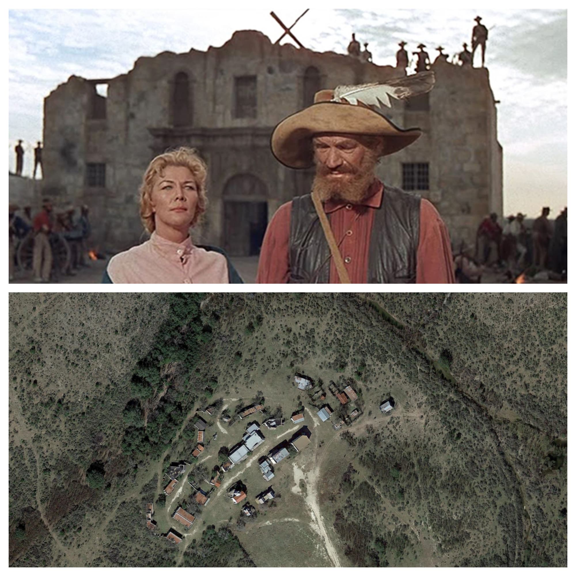 Old Movie Sets, As Seen From Space