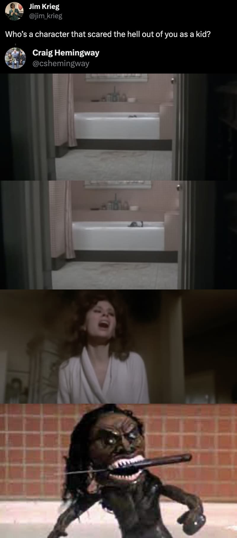 Fans Of Horror Movies Share The Terrifying Characters That Scared The ...