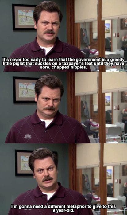 28 Ron Swanson Moments That Made Us Say 'Please And Thank You'