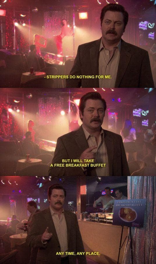 28 Ron Swanson Moments That Made Us Say 'Please And Thank You'