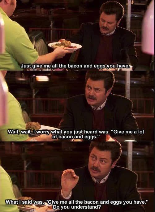 28 Ron Swanson Moments That Made Us Say 'Please And Thank You'
