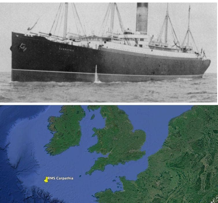 Satellite Views Of Where 11 Famous Shipwrecks Happened