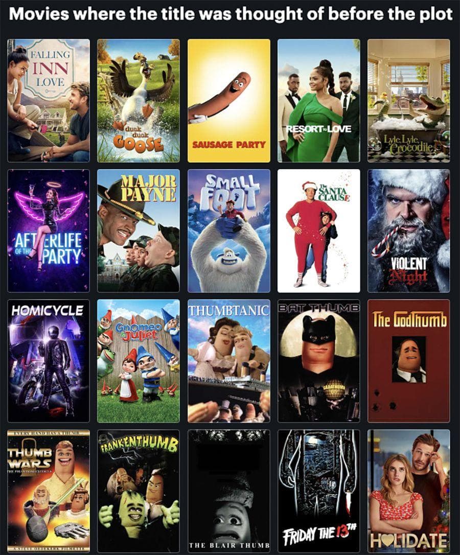 Suspiciously Specific Yet Completely Hilarious Letterboxd Lists That ...