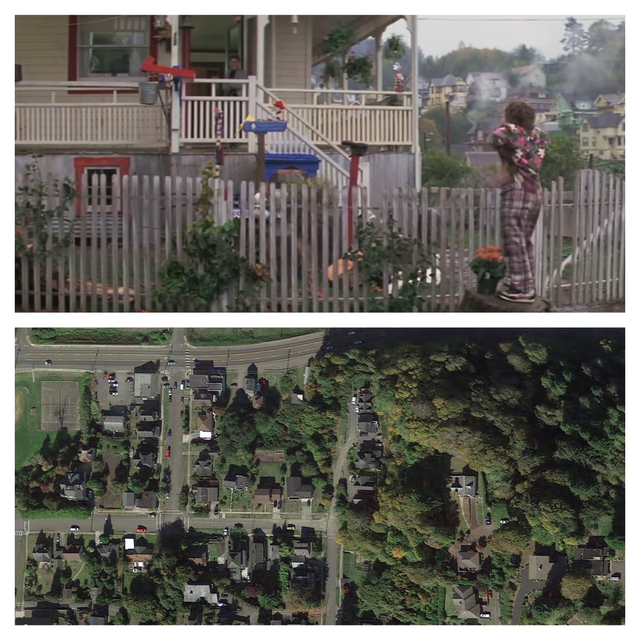 Satellite Images Of Adventure Movie Locations