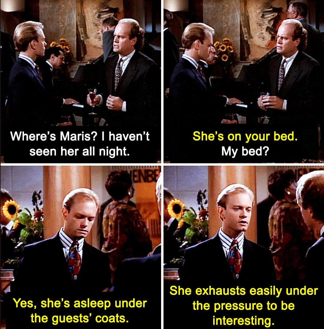 16 Hilarious Moments From 'Frasier' That Have Us Saying, 'GOODNIGHT ...