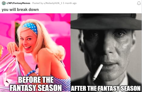 25 Hilarious Fantasy Football Memes That Made Us Amped For Football Season