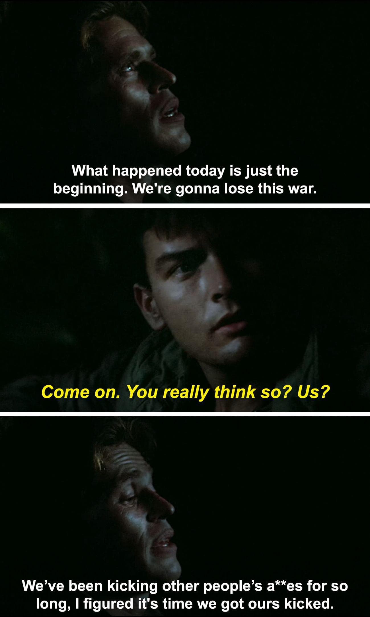 Funny Moments In Serious War Films