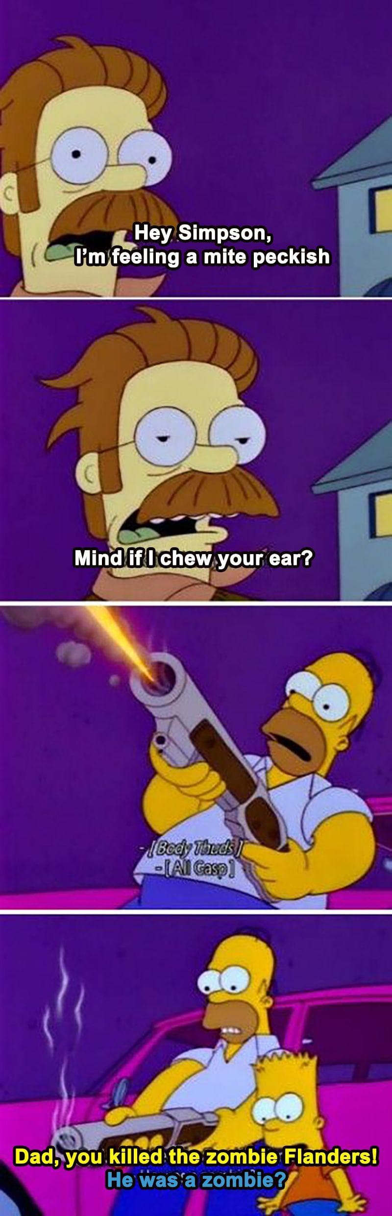Hilarious Moments When 'The Simpsons' Perfectly Parodied A Horror Movie ...