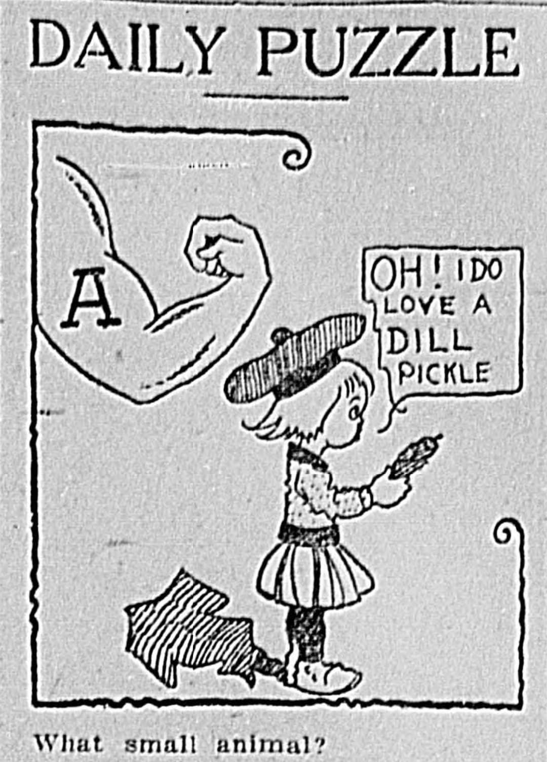 20 Old Newspaper Puzzles From 1910 That Will Leave You Scratching Your Head