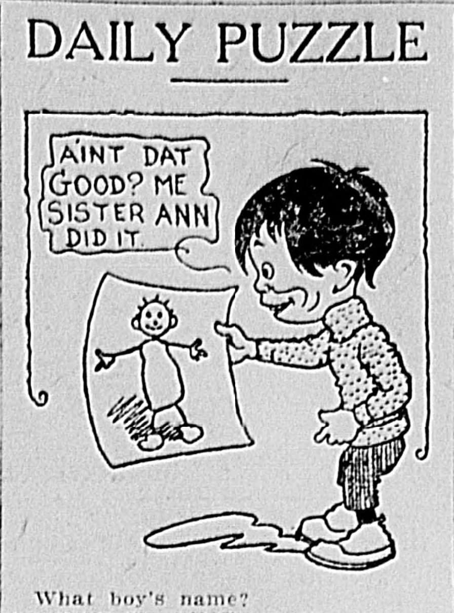 20 Old Newspaper Puzzles From 1910 That Will Leave You Scratching Your Head