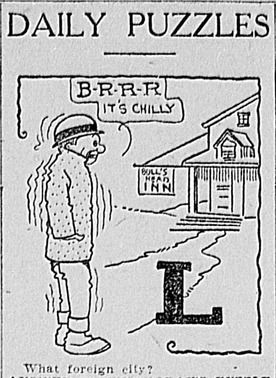 20 Old Newspaper Puzzles From 1910 That Will Leave You Scratching Your Head