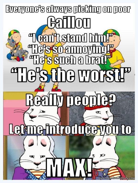 The 15 Funniest Memes Caillou, Ranked