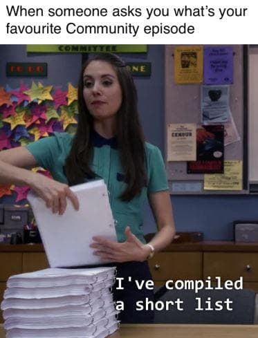 The 24 Funniest 'Community' Memes, Ranked