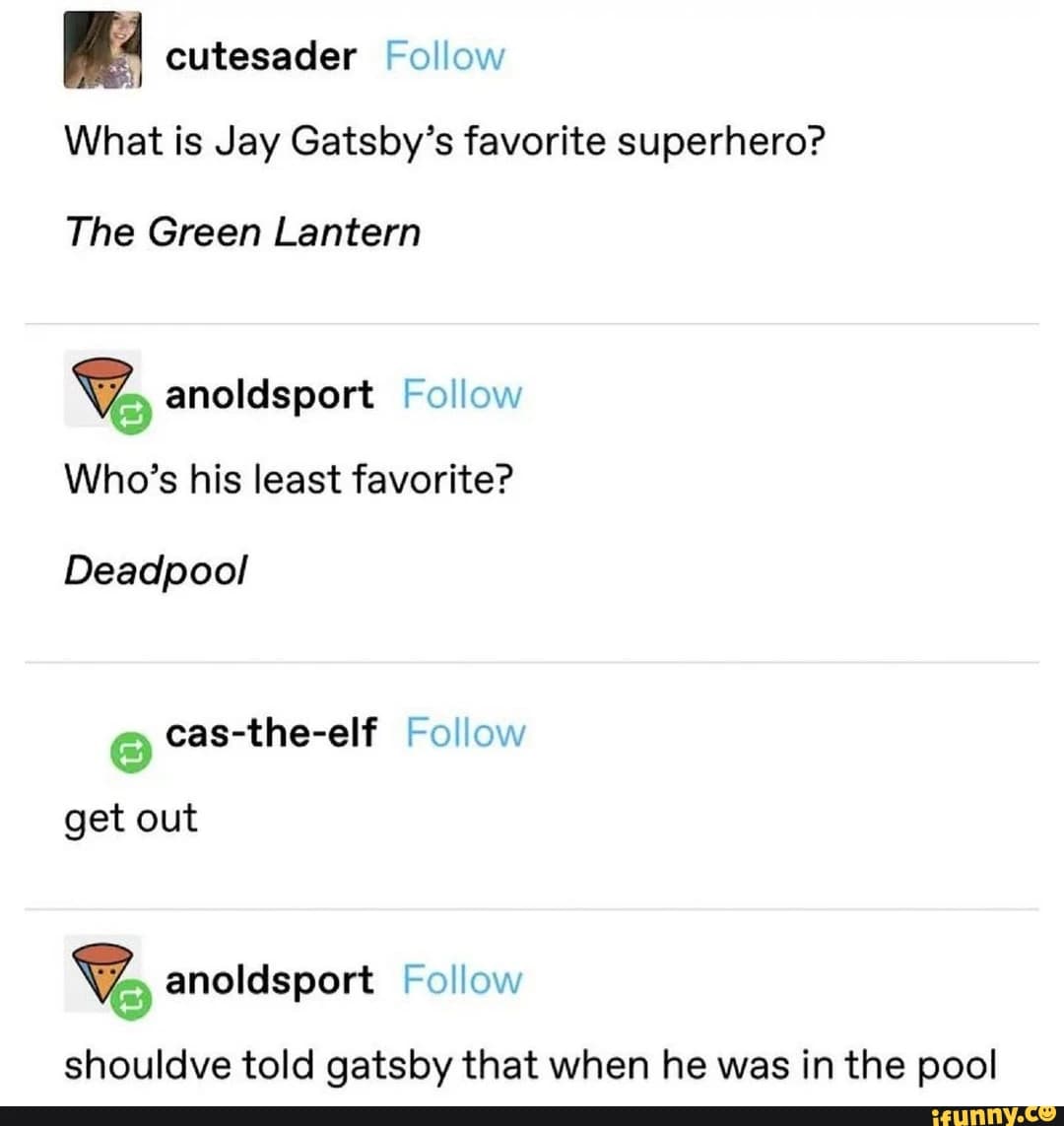 The 27 Funniest 'The Great Gatsby' Memes, Ranked