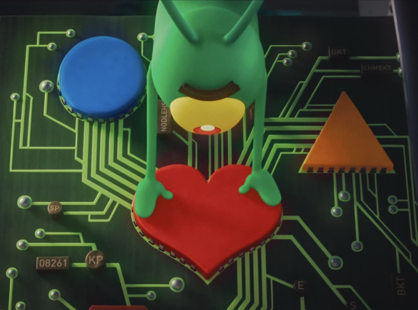 Plankton: The Movie Explores The Importance Of His Marriage To Karen