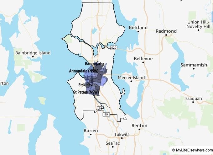 Real-Size Maps Of Cities From Around The World, Compared