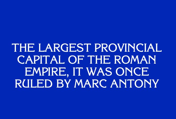 Questions About The Roman Empire From 'Jeopardy!' That Are Harder Than ...