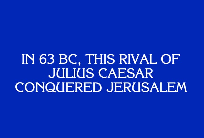 Questions About The Roman Empire From 'Jeopardy!' That Are Harder Than ...