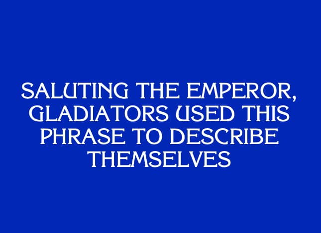 Questions About The Roman Empire From 'Jeopardy!' That Are Harder Than ...