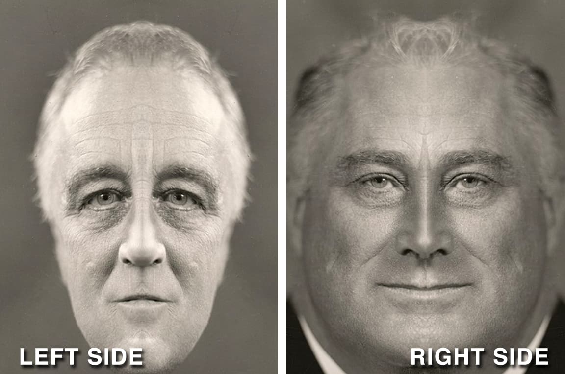 What Historical Figures Look Like When Half Of Their Face Is Mirrored