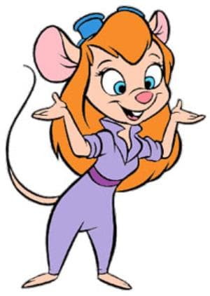 Cute Girl Mouse Cartoon