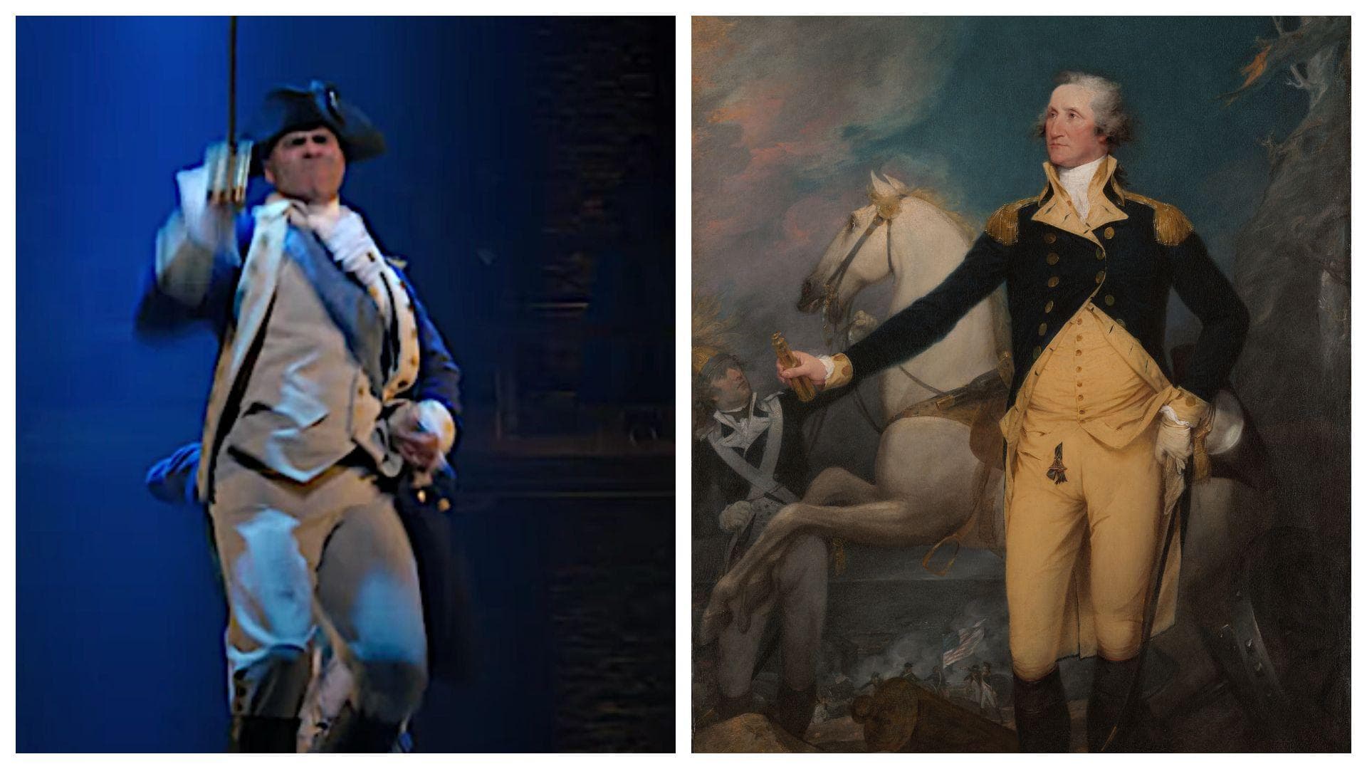 Cast of Hamilton Vs. Real People