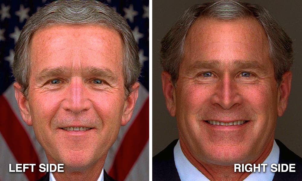 What American Presidents Look Like When Their Faces Are Mirrored