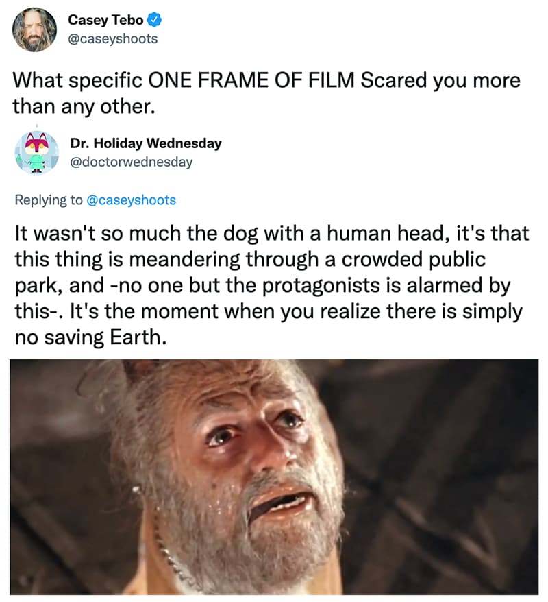 People Who Love Scary Movies Share The Single Frame Of Film That Keeps ...