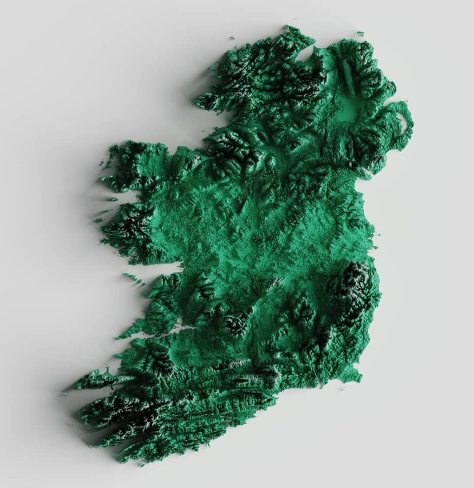 Mesmerizing Topographical Maps That Show The World In A New Light