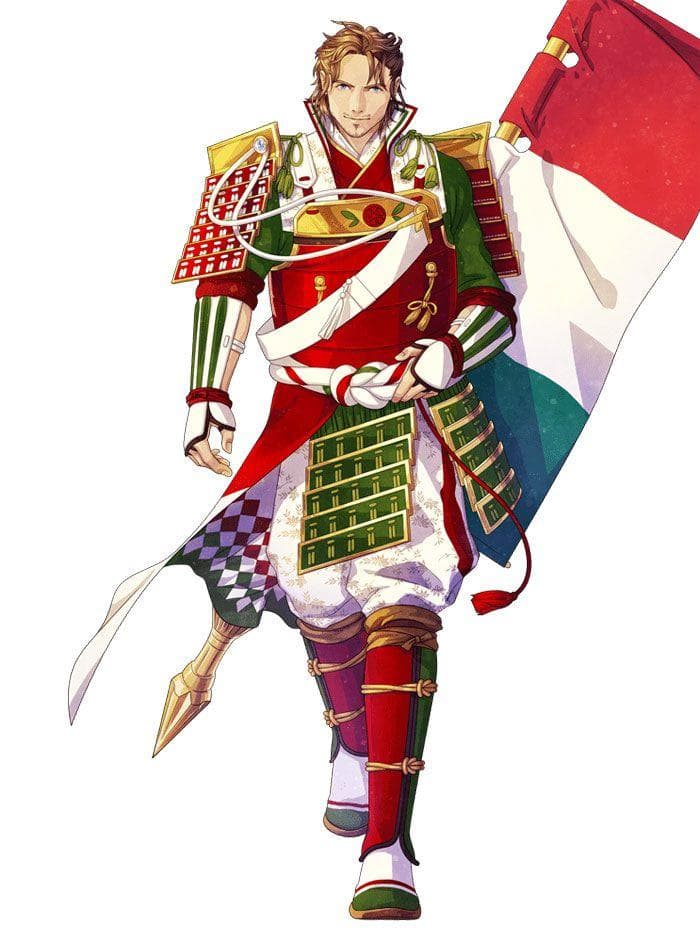 30 Different Country Flags Drawn As Anime Characters