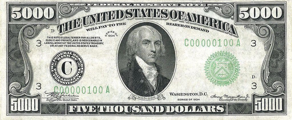 Presidents on Dollar Bills | List of US Presidents' Faces on Currency