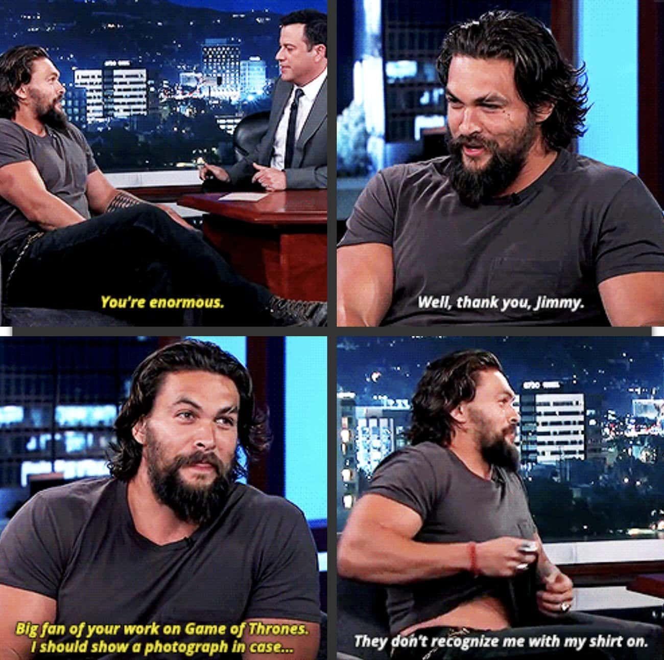 18 Hilarious Jason Momoa Interviews That Prove He's The Most Relatable ...